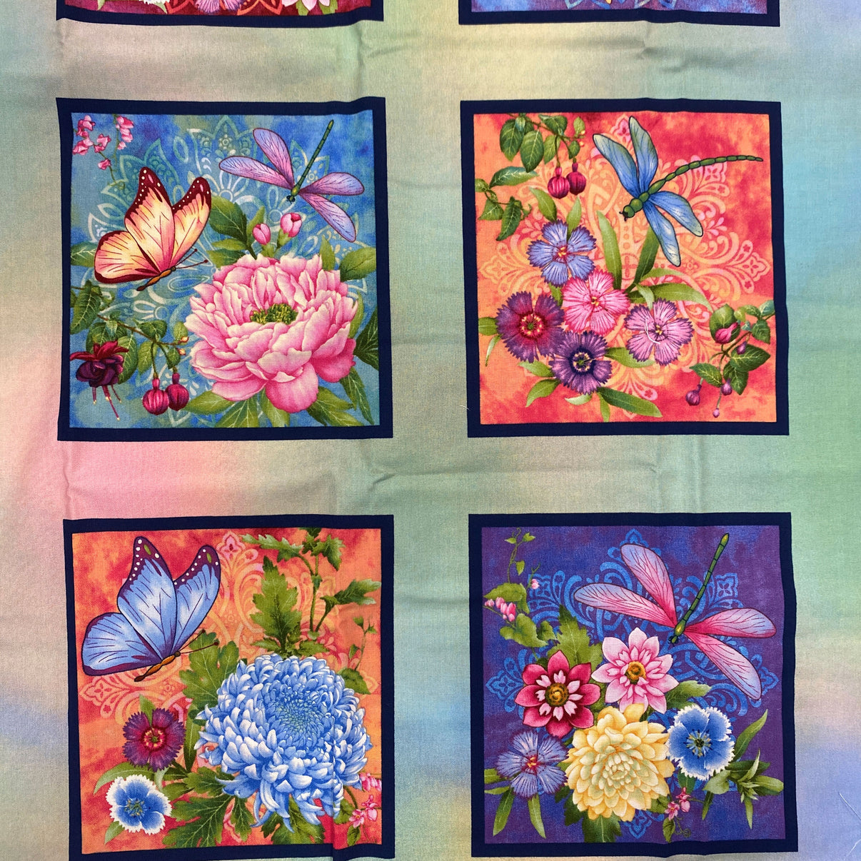 Gossamer Gardens Block Panel – Stitcher's Joy